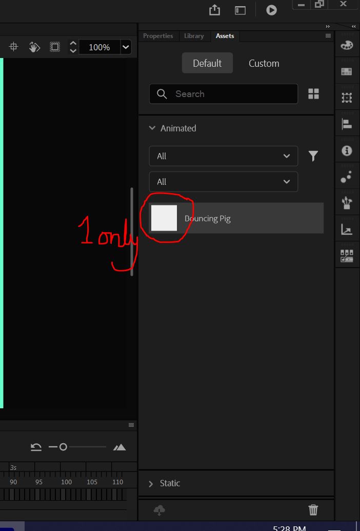 Default Assets in Animate CC not available, cloud ... - Adobe Community ...