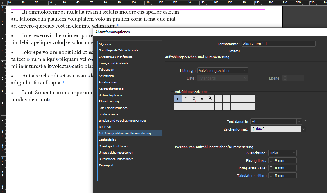 indesign bullet - Adobe Product Community - 13427097