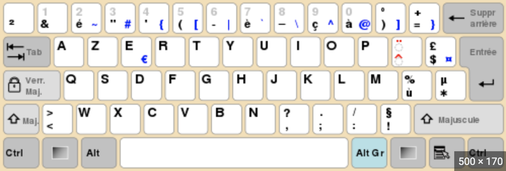 AZERTY Keyboard - Adobe Product Community - 13436325