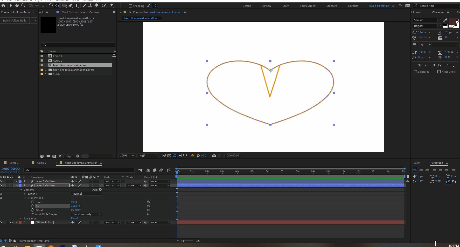 Solved: how to start animating trim path from the exact p... - Adobe Product Community - 13440118