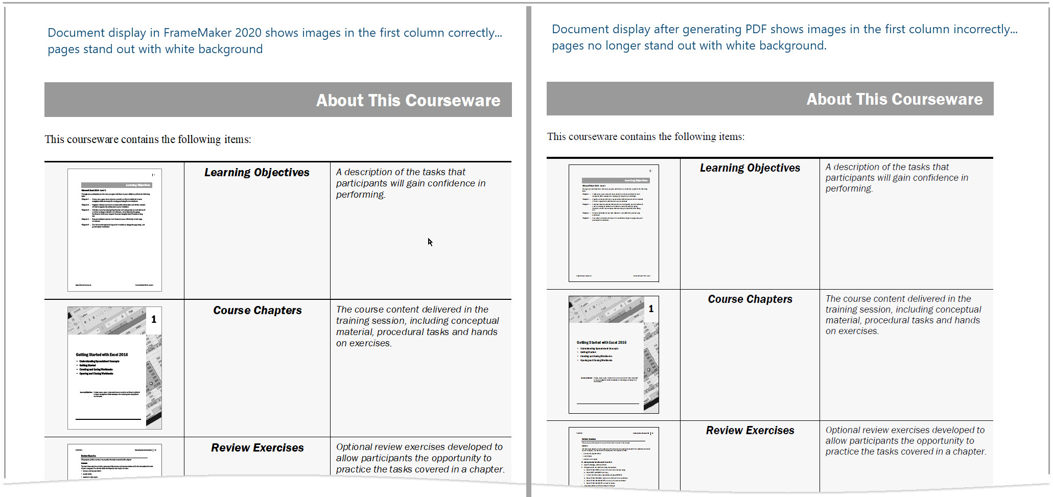 FrameMaker 2020 Output to PDF - Background/Transpa... - Adobe Product ...