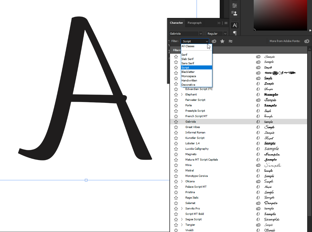 Solved: Font Filtering Isn't Working - Adobe Product Community - 13446002