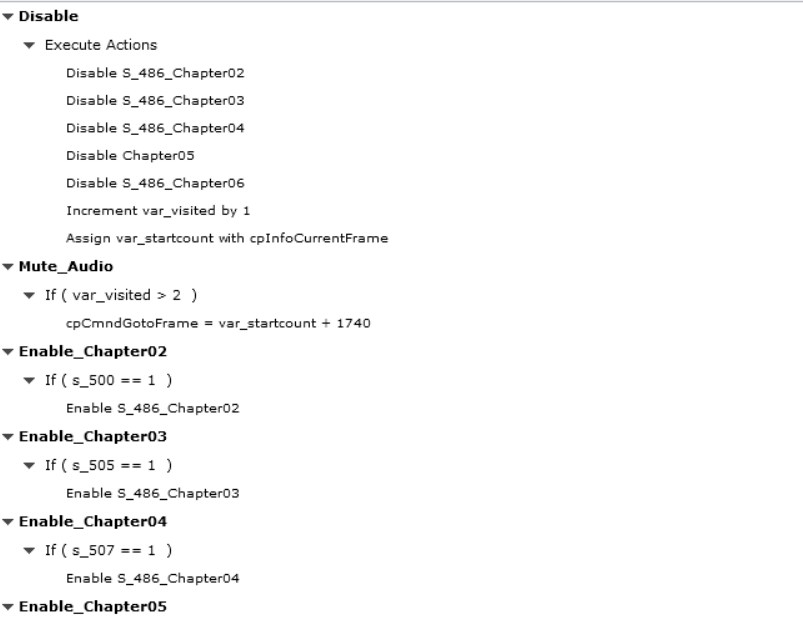 Button jumping to wrong slide on second revisit. - Adobe Product ...