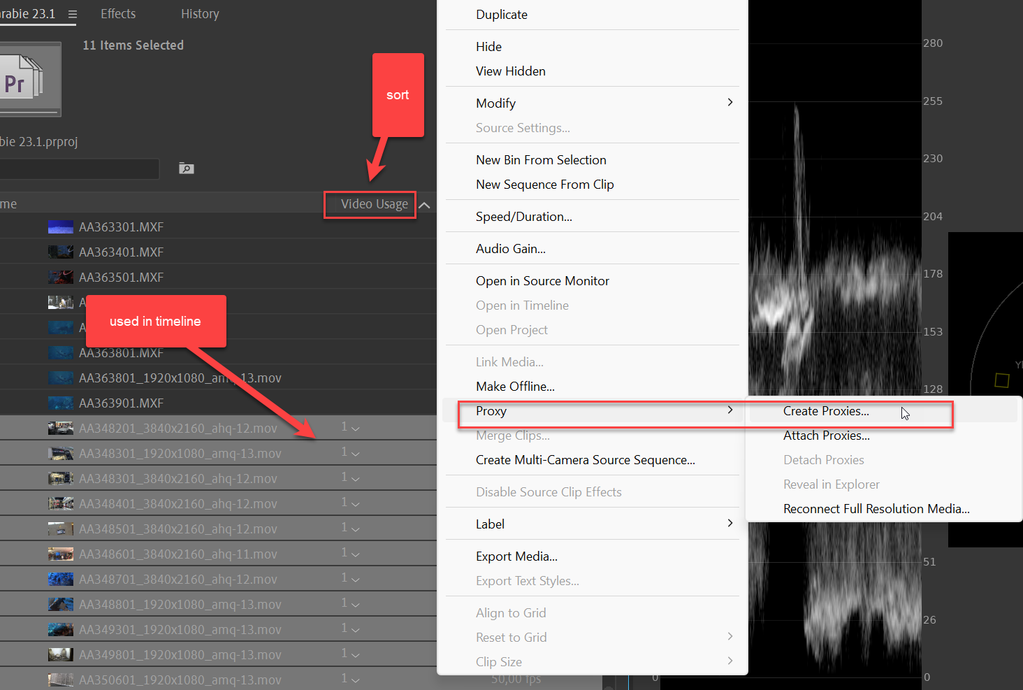 Solved: Proxy Files for whole project - Adobe Community - 13454527