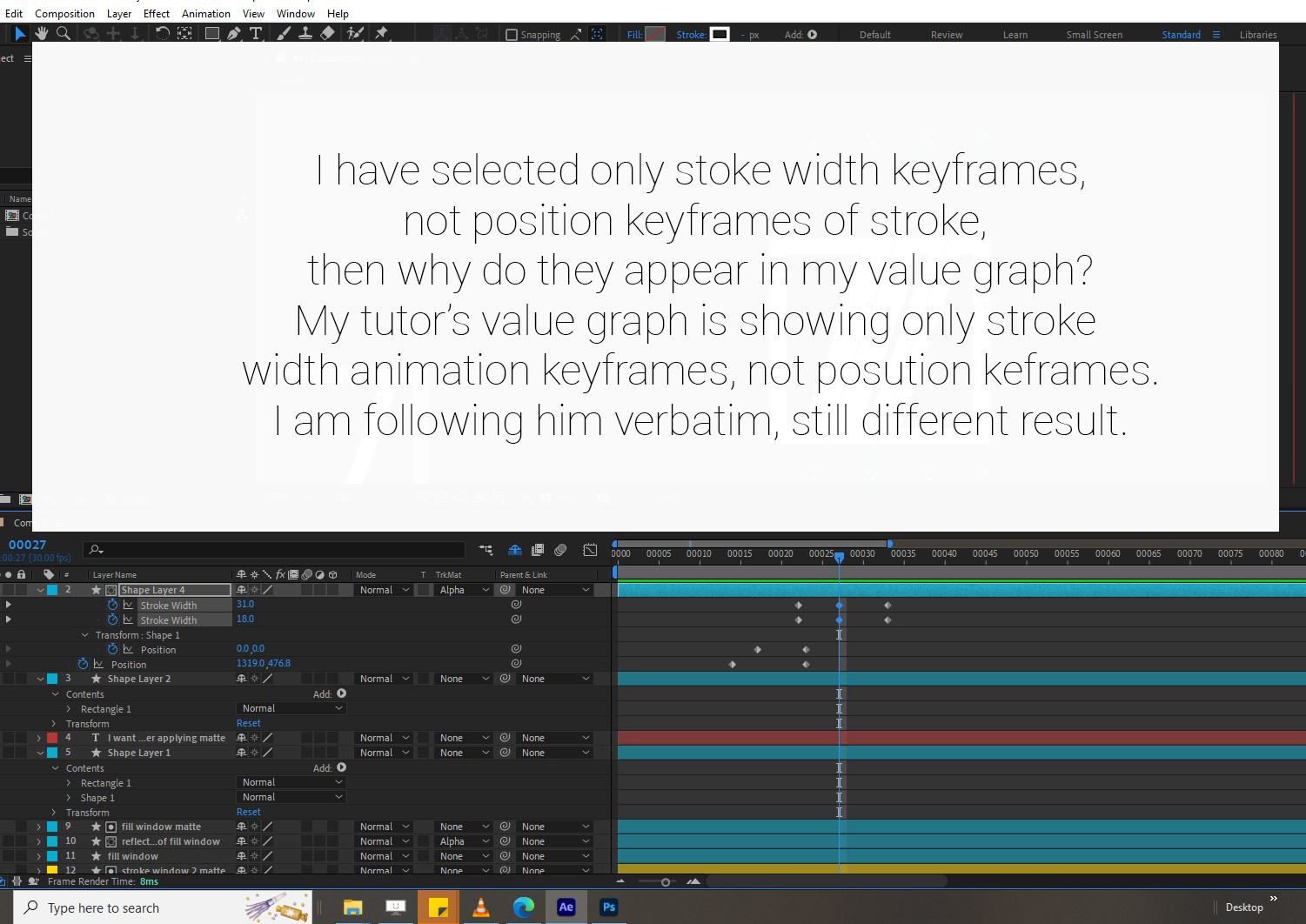 Solved: After effects Graph Zoom is not working - Adobe Product ...