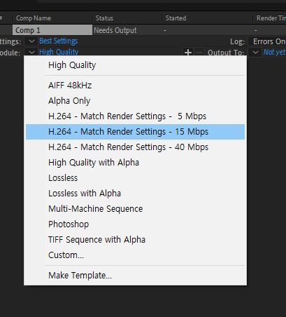 MP4 파일 인코딩후 확인해보면 파일 재생이 안됩니다. - Adobe Product Community - 13457597