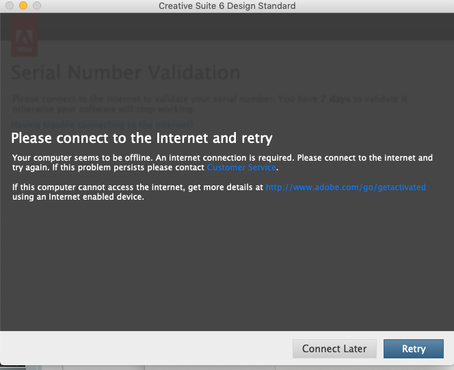 Problem getting Adobe to validate my CS6 serial nu... - Adobe Product Community - 13457033
