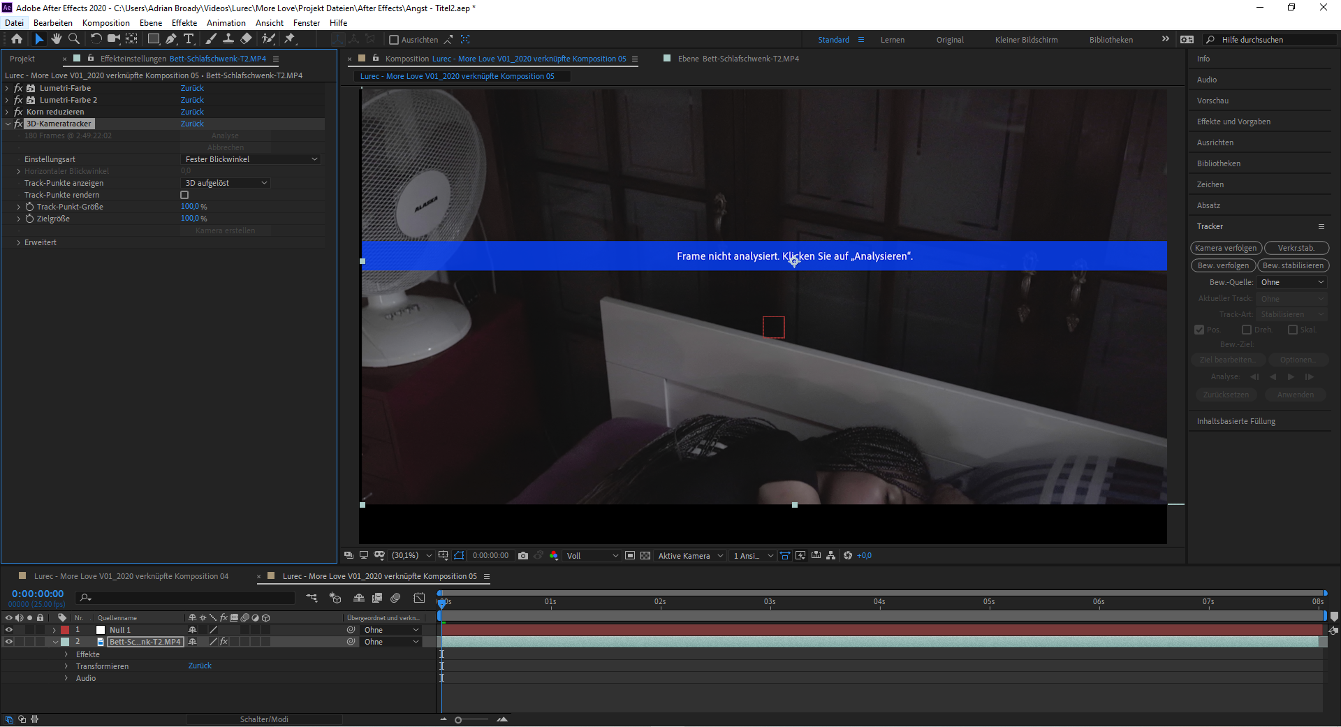 After Effects 3D camera tracker problem, frame not... - Adobe Product ...