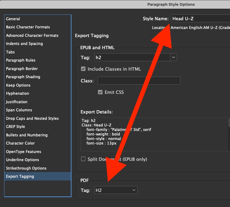 InDesign exporting paragraph tags instead of Heade... - Adobe Product ...