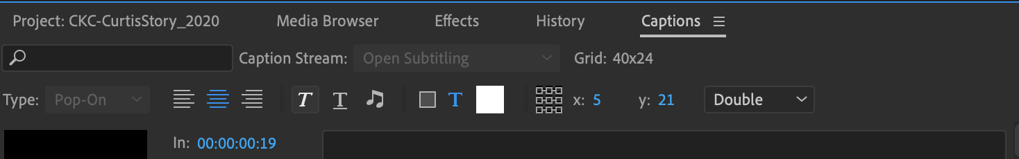 No Subtitle Formatting Options w/ SRT import CC 20... - Adobe Product ...