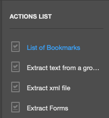 create a list of bookmarks from different pdf file... - Adobe Product ...