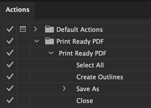 Solved: Print ready PDF Action problem – not saving as CMY... - Adobe ...