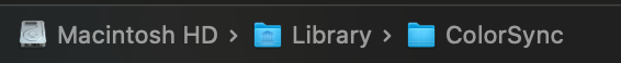 Solved: ColorSync folder is missing since upgrade to Studi... - Adobe Community - 13449999