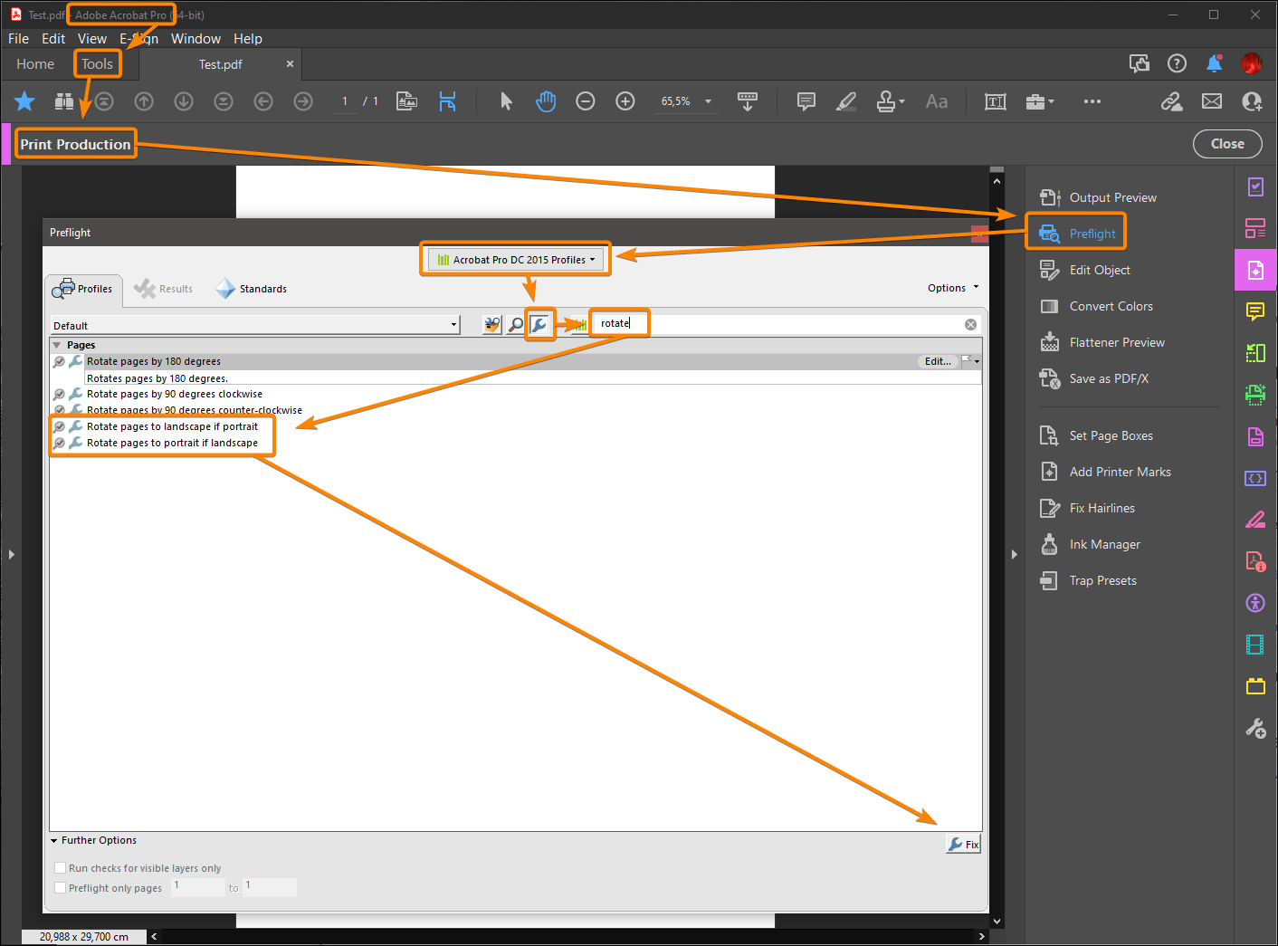 How to select all pages of a PDF with vertical tex... - Adobe Community ...