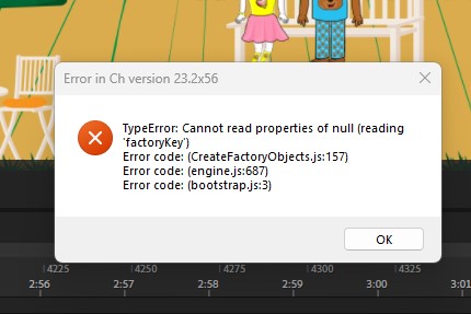 Error code, all assets missing from timeline but v... - Adobe Community ...