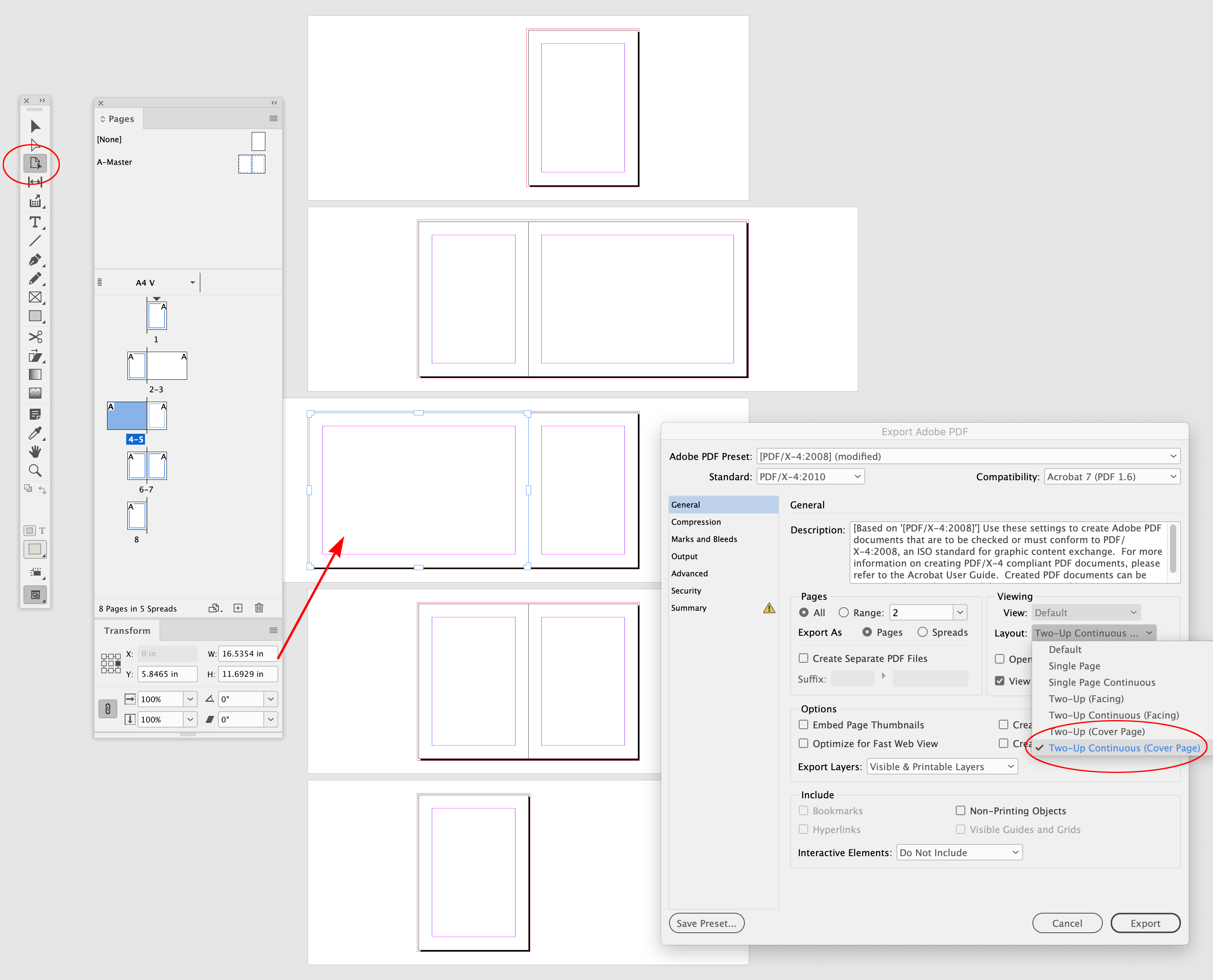 A3 Landscape in an A4 Portrait document - Adobe Product Community ...