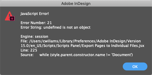 Solved: Splitting a multi page inDesign document into sepa... - Adobe ...