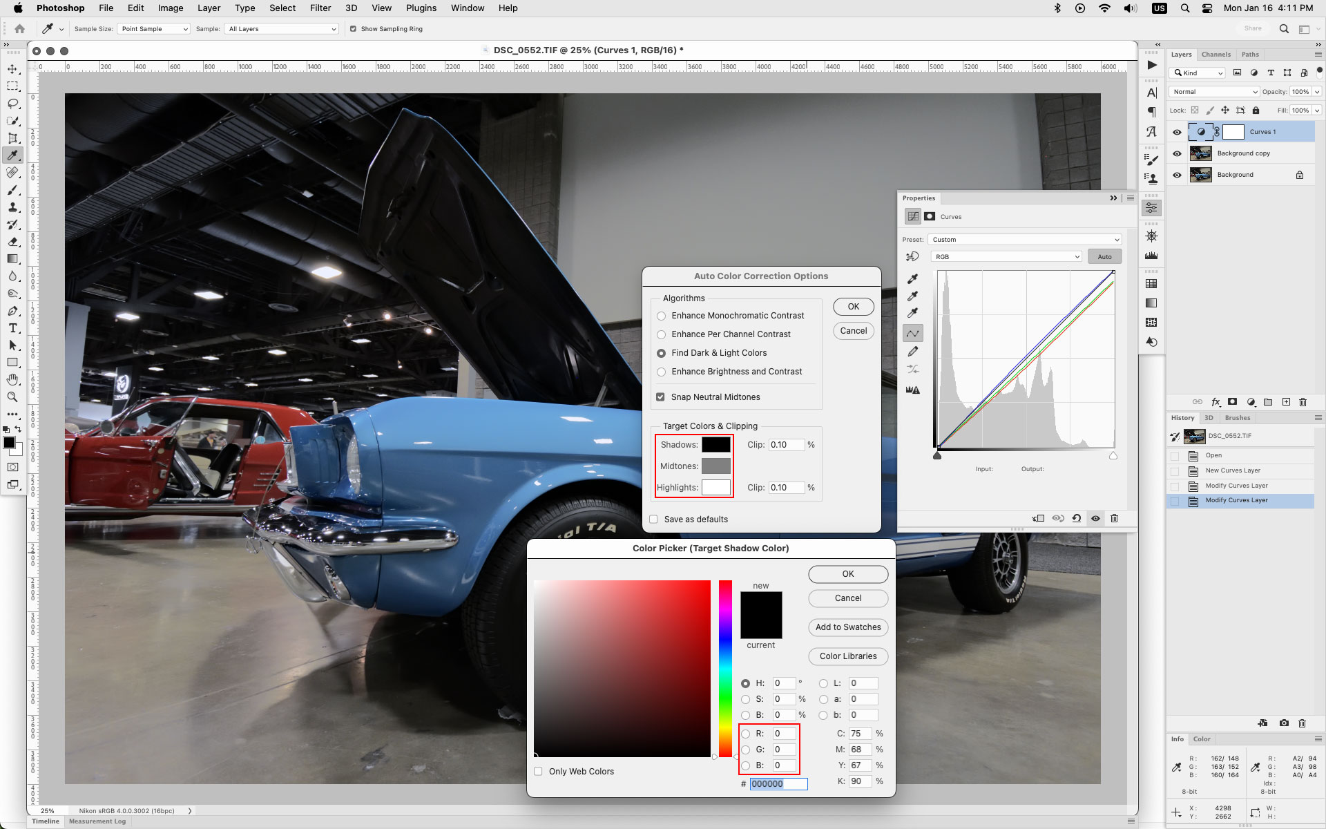 Shadows colour picker in Auto Colour Correction Op... - Adobe Product ...