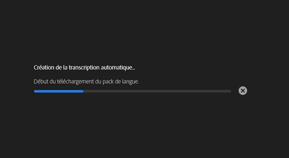 Solved: Le pack de langue en Français pour la transcriptio... - Adobe ...
