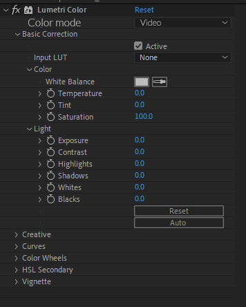 Expand Lumetri Color to support log grading - Adobe Product Community ...