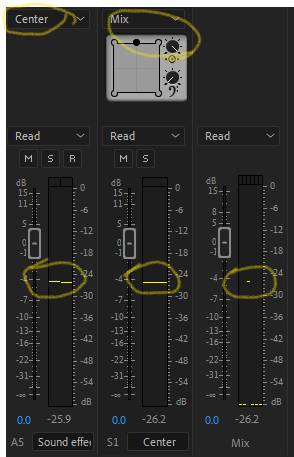 5.1 Mixing - Center Channel Broken with new update - Adobe Community ...