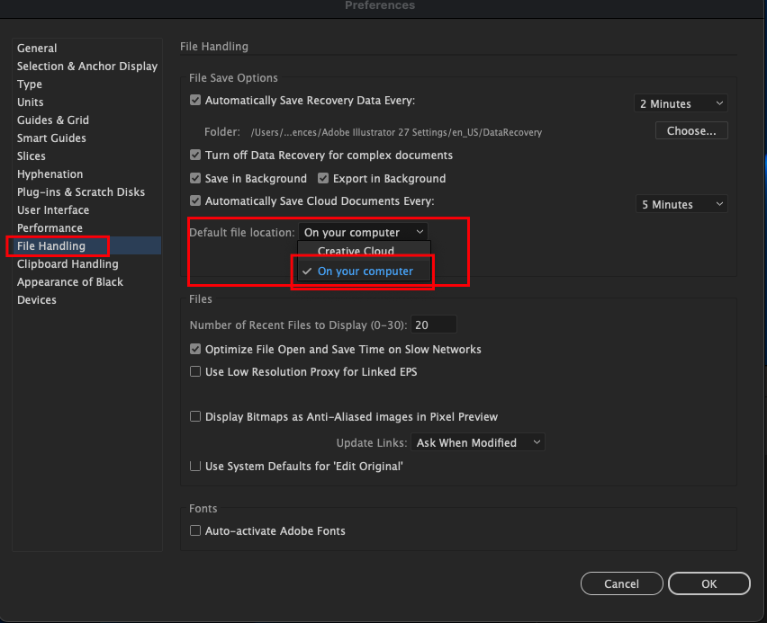 Problem saving file. Stuck in save window - Adobe Product Community ...