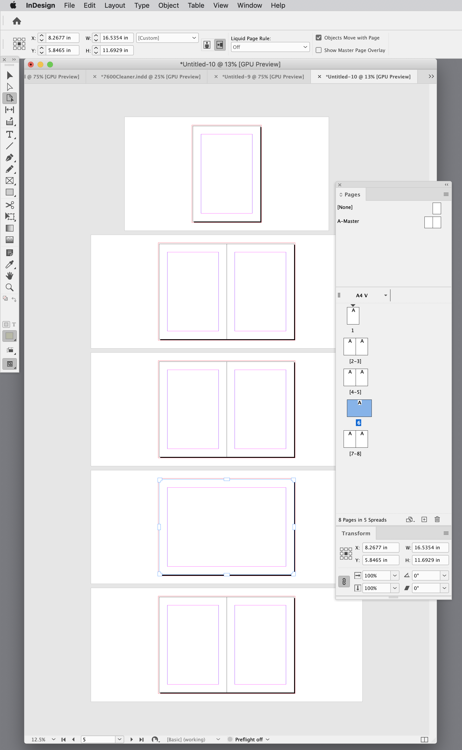 A3 Landscape in an A4 Portrait document - Adobe Product Community ...