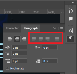 Solved: Justify text - Adobe Product Community - 13510697