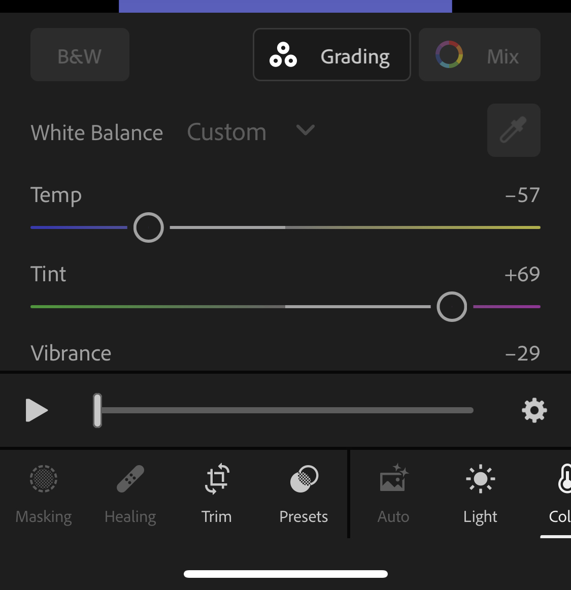 P: Add Color Mix to Video Editing - Adobe Community - 13525160