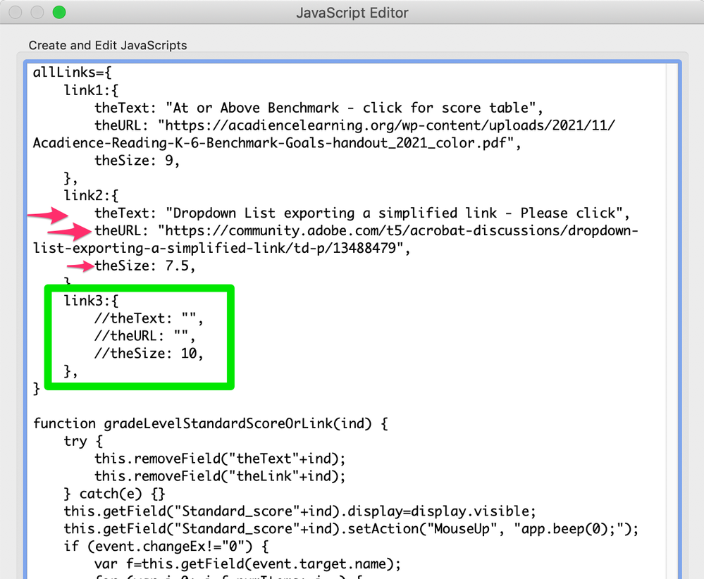 Solved: Dropdown List exporting a simplified link - Page 2 - Adobe ...