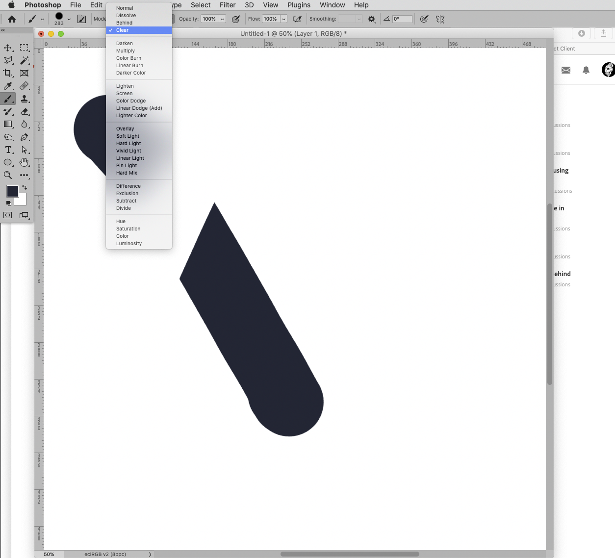 Solved: Photoshop - Set eraser to brush template? - Adobe Product ...