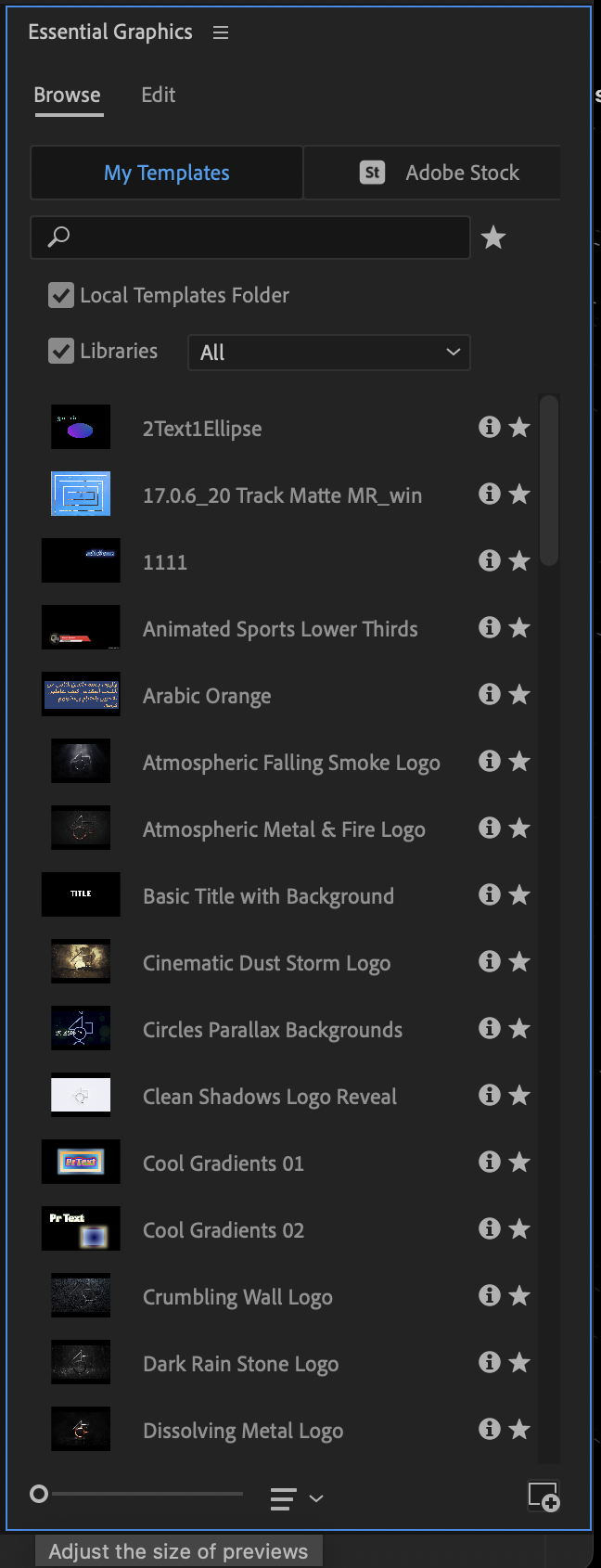 Make the Essential Graphics interface options flex... - Adobe Community ...