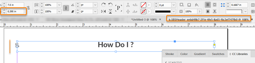Solved: InDesign small narrow text box placed into CC Libr... - Adobe ...
