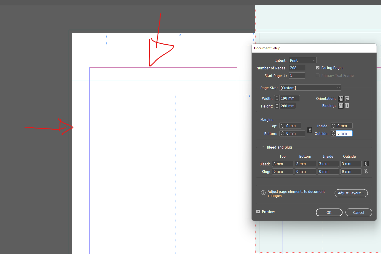 Can't adjust margin in document - Adobe Support Community - 13540864