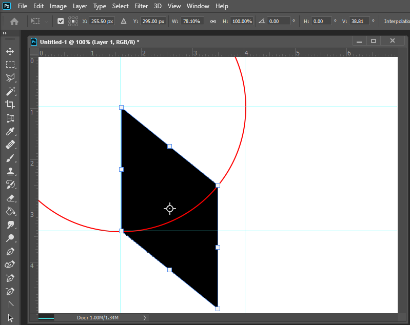 Tilting an image while keeping sizes - Adobe Product Community - 10881251