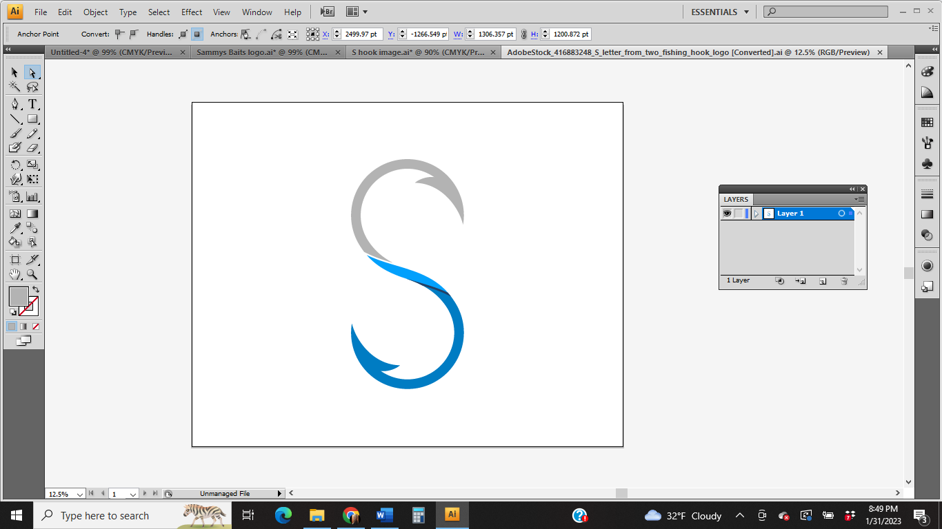 Solved: Combining a stock photo with text to make a logo - Adobe ...