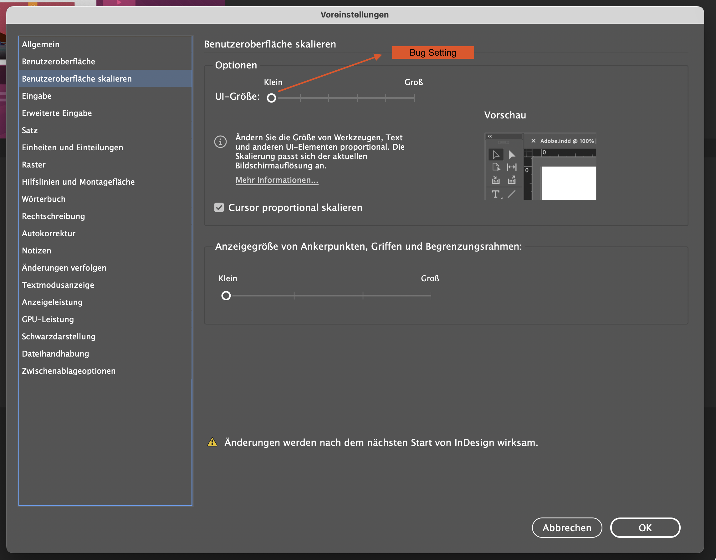 After presentation mode InDesign resizes window (M... - Adobe Product ...