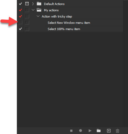 Toggle off stop command dialog - Adobe Community - 10881648