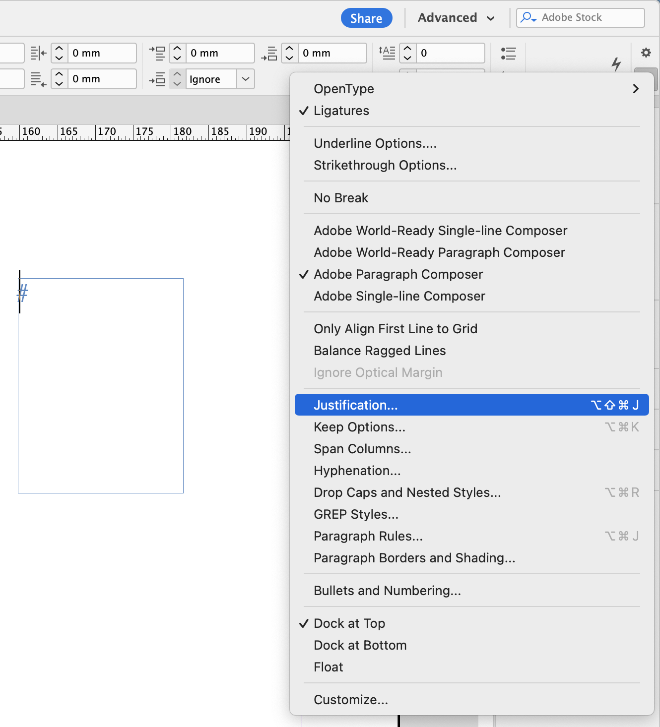 weird empty space in text frame - Adobe Community - 13547376