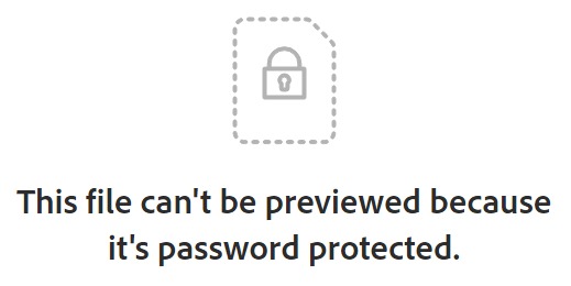 PDF Embed API modern viewer cannot open password-p... - Adobe Product ...