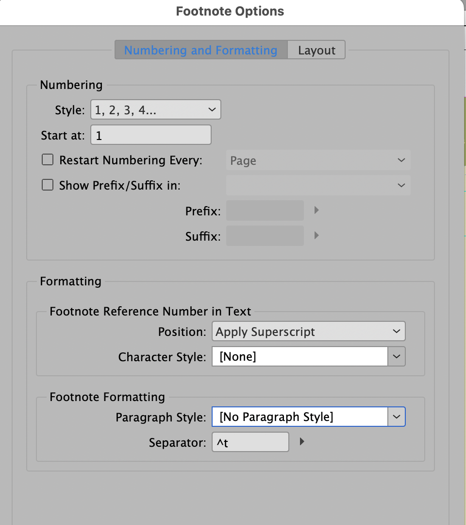 Solved: Line up periods after footnote numbers - Adobe Support ...