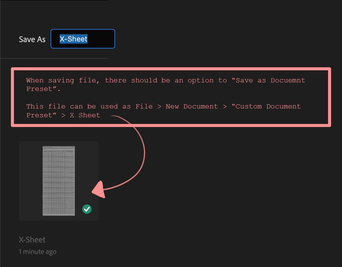 PSD: Save File as Document Preset - Adobe Community - 13555217