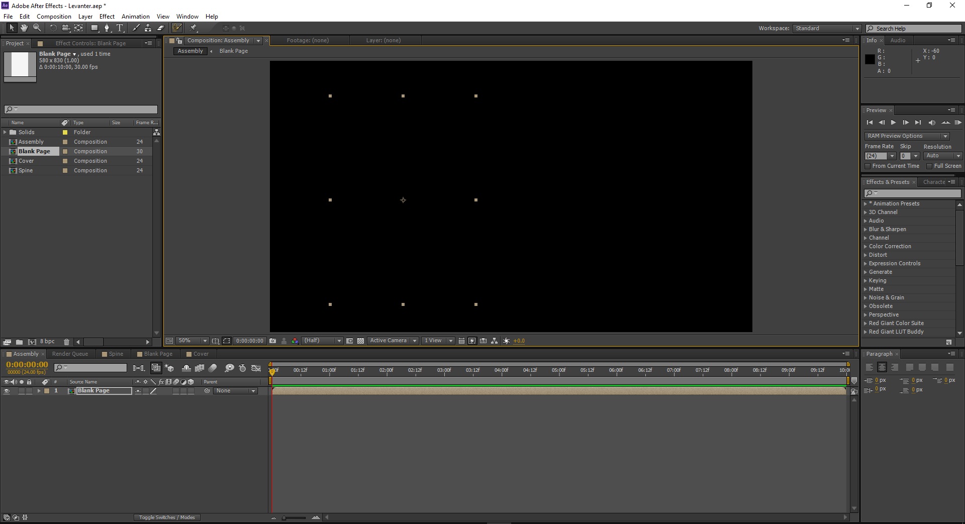 Pre-Composition not showing on main composition - Adobe Community ...