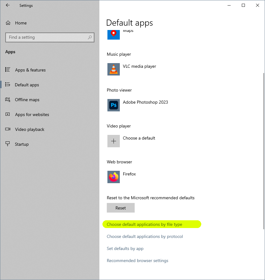 Setting Photoshop as default app for .jpg files in... - Adobe Community ...