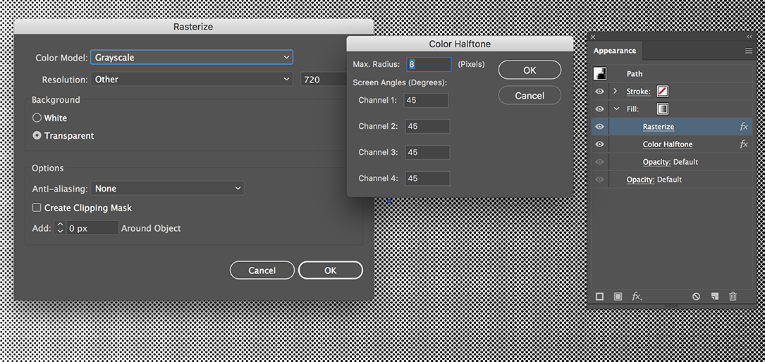 halftone (tint) dot pattern swatches - Adobe Product Community - 10626350