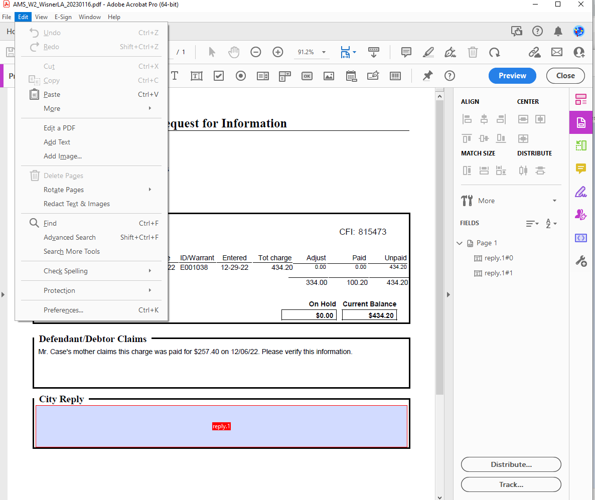 Hotkey for Distribute... button - Adobe Product Community - 13558233