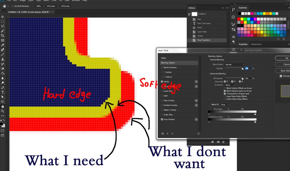 Have sharp edges in layer FX - Adobe Product Community - 10883946
