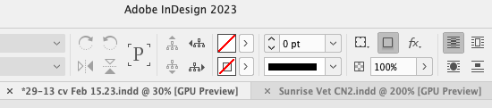 Turn off text inside name tabs Indesign [GPU Previ... - Adobe Community ...