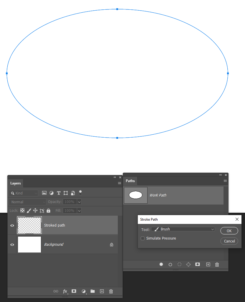 Solved: Stroke an ellipse with a brush in PS 2023 on mac - Adobe Support Community - 13573860