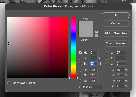 How to have Color panel report in gray levels inst... - Adobe Product ...